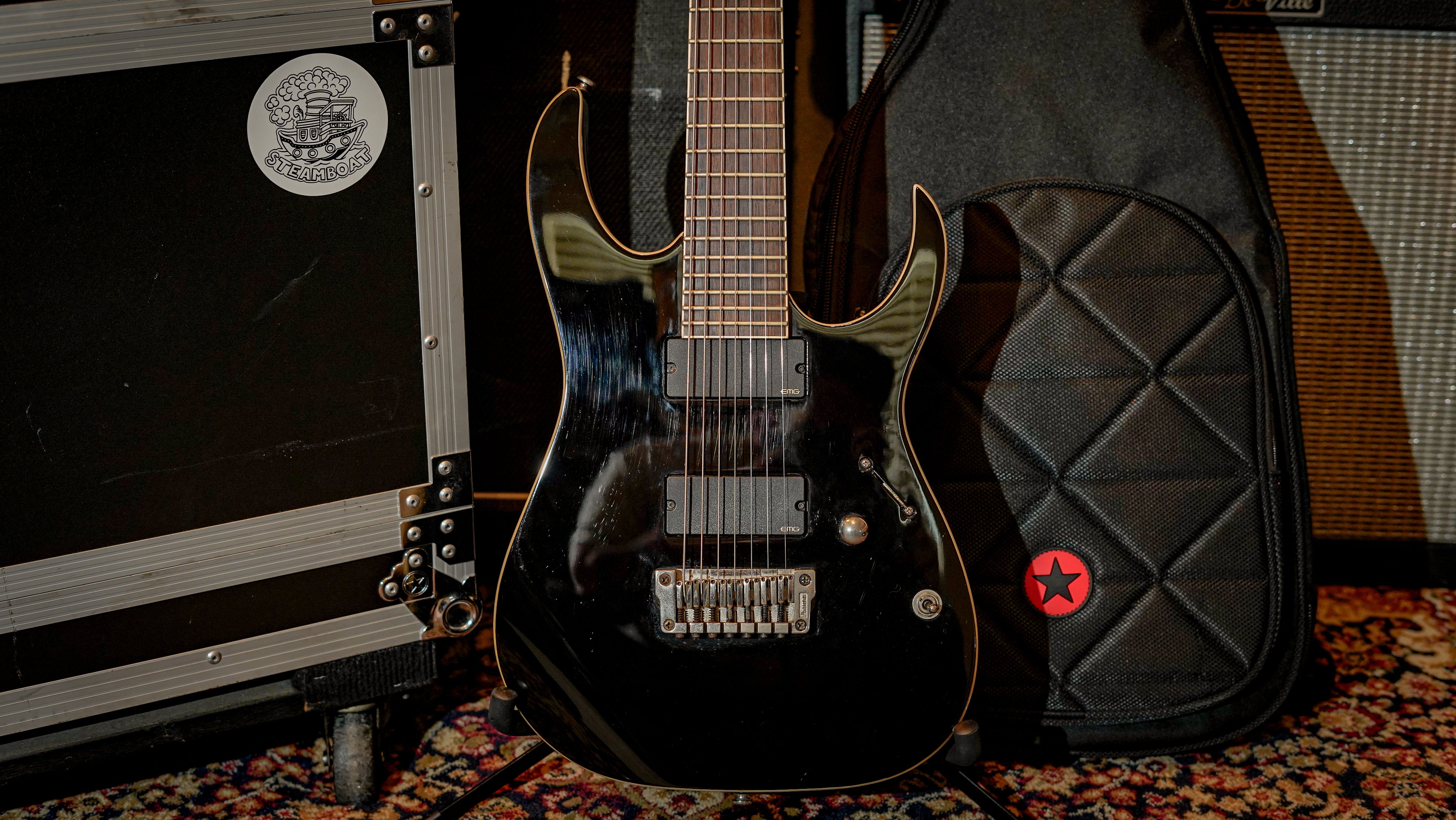 Ibanez RGIR27FE-BK Iron Label 2013 - 2016 - Black – Texas Tone Factory