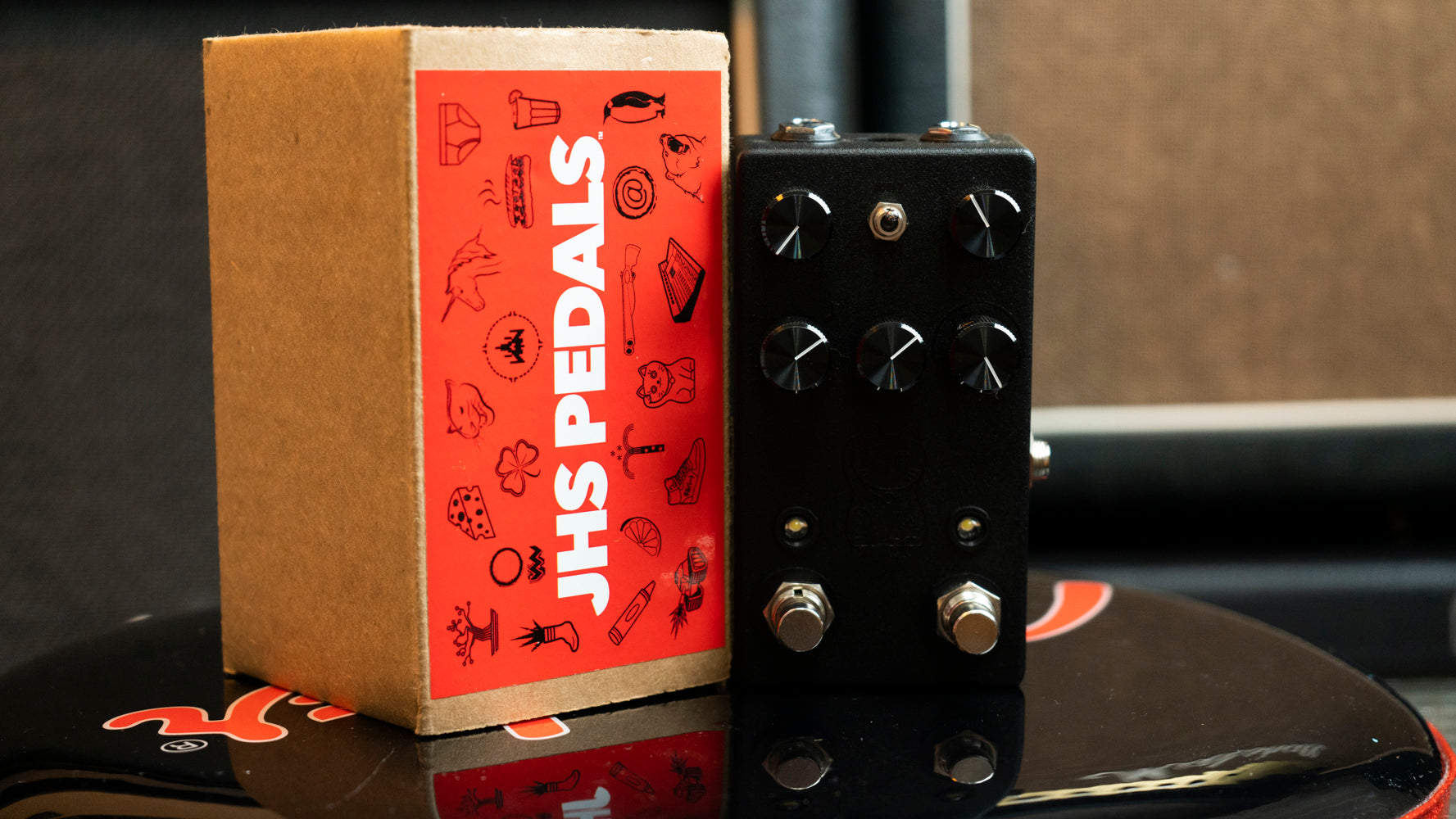 JHS Lucky Cat Digital Delay, Black Special Edition – Texas Tone Factory