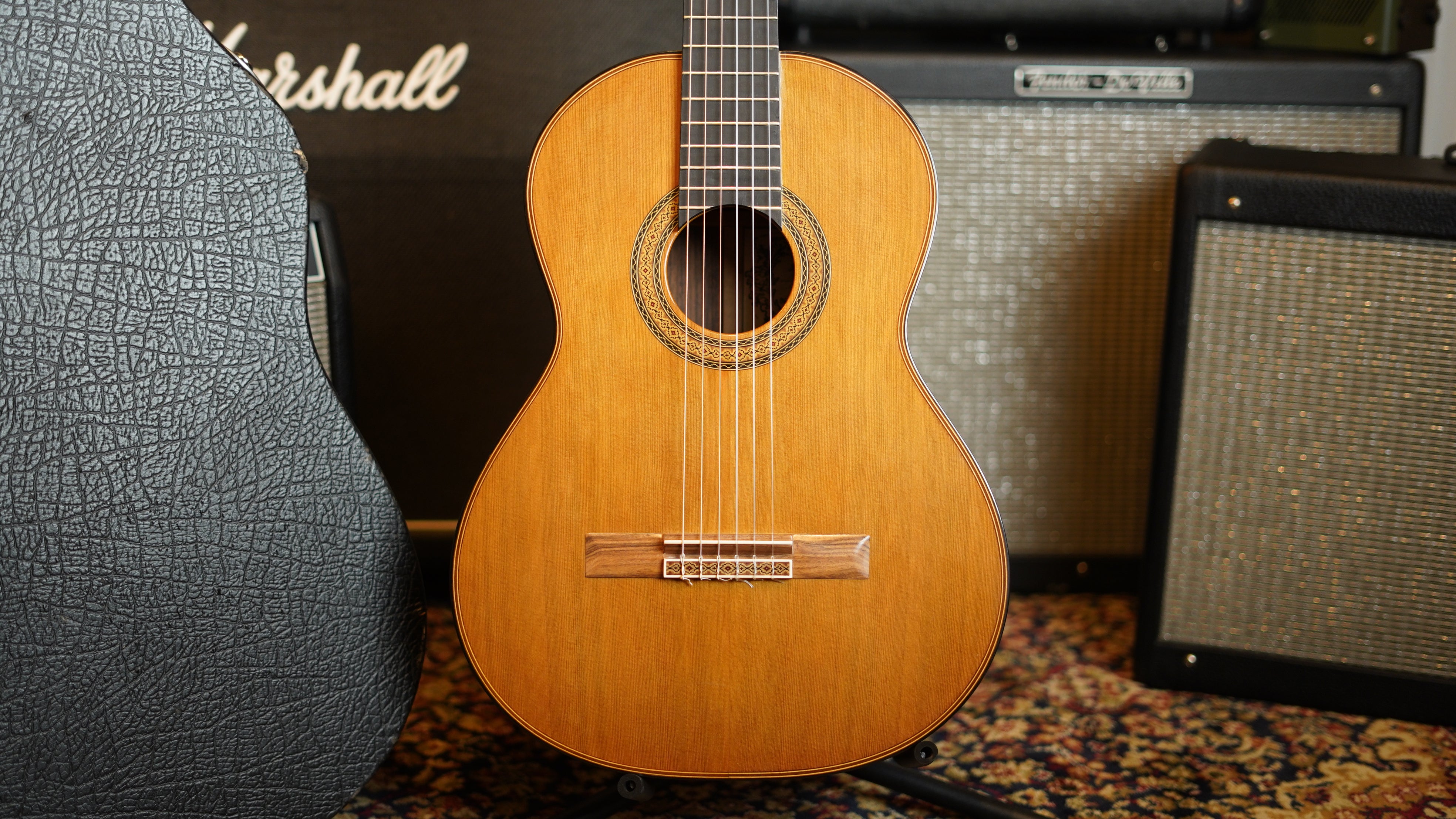 James M Bench Concert Classical Guitar (Luthier Custom Made) High End ...