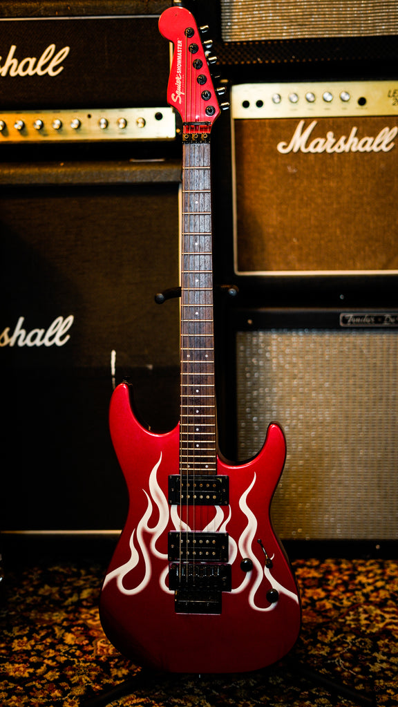 Fender Squier Showmaster 20th Anniversary 2002 Red Flame – Texas Tone ...