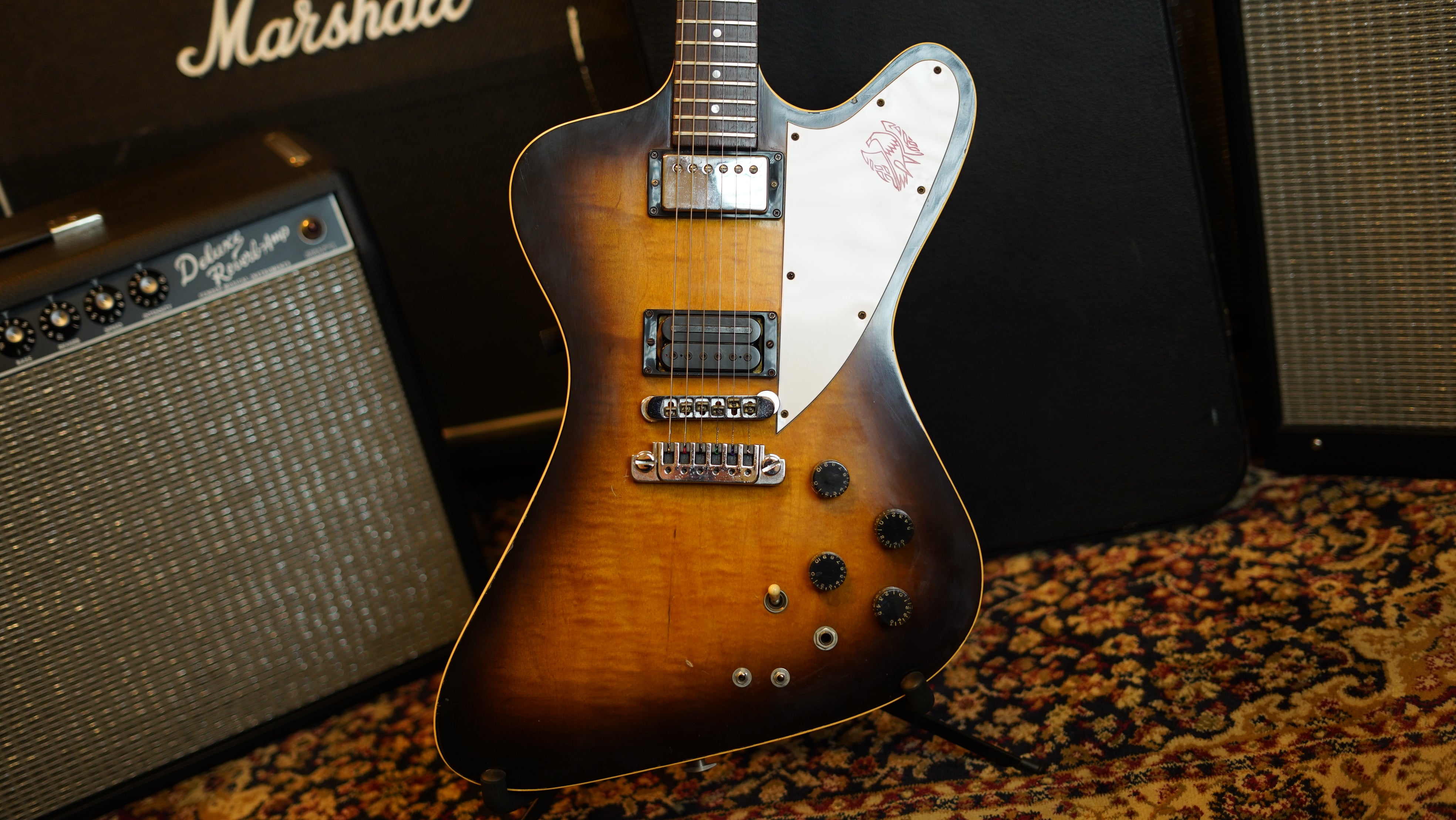Gibson Firebird Artist II CMT 1981 Vintage Sunburst W/ Original Moog E ...