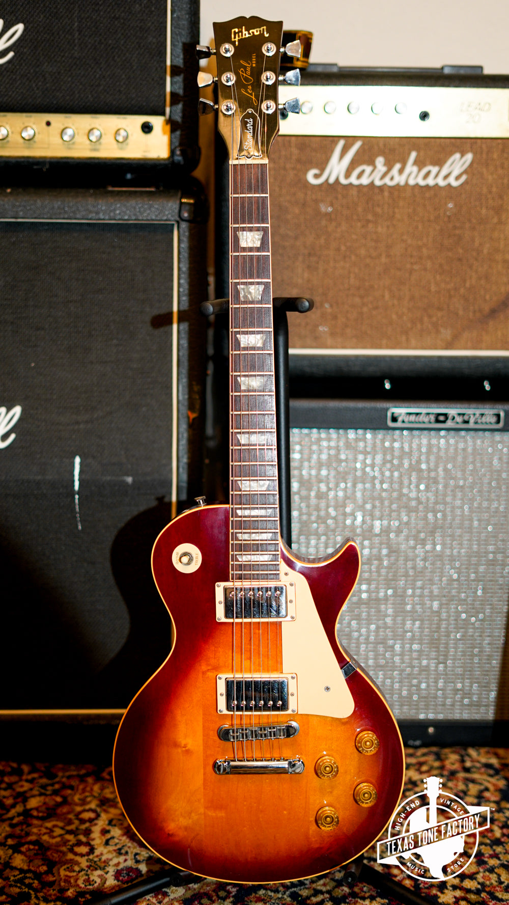 Gibson Les Paul Standard 1982 - Cherry Sunburst with Chainsaw case 100 ...